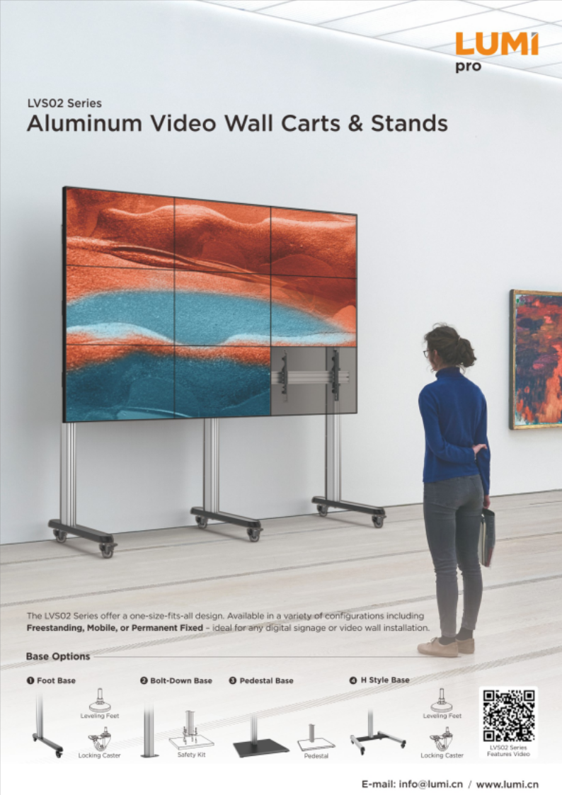 Dual Stacking Screens TV Stand Supplier and Manufacturer- LUMI