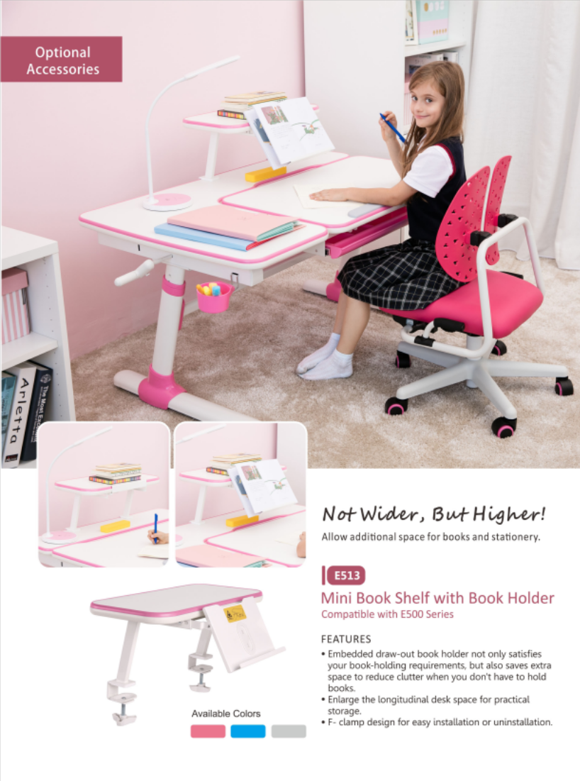 E513-Mini Book Shelf with Book Holder