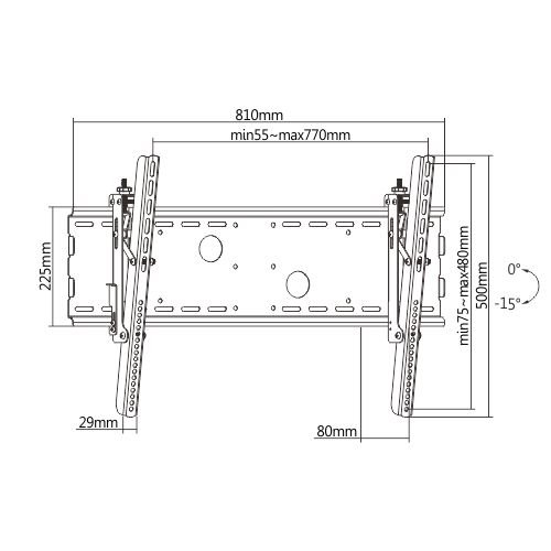 Classic Heavy-duty Tilting Curved & Flat Panel TV Wall Mount Supplier ...